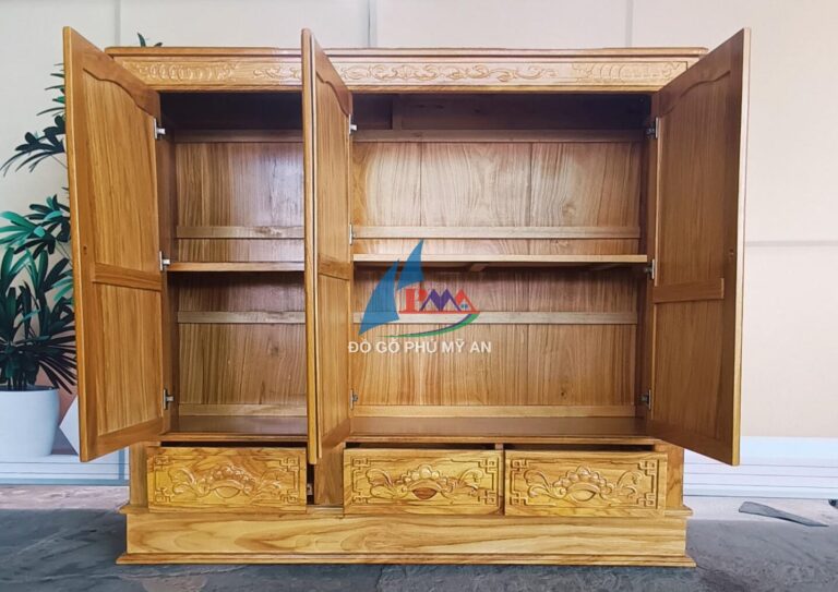 Búp phê gõ 1m8 hậu gõ - Nội thất Phú Mỹ An